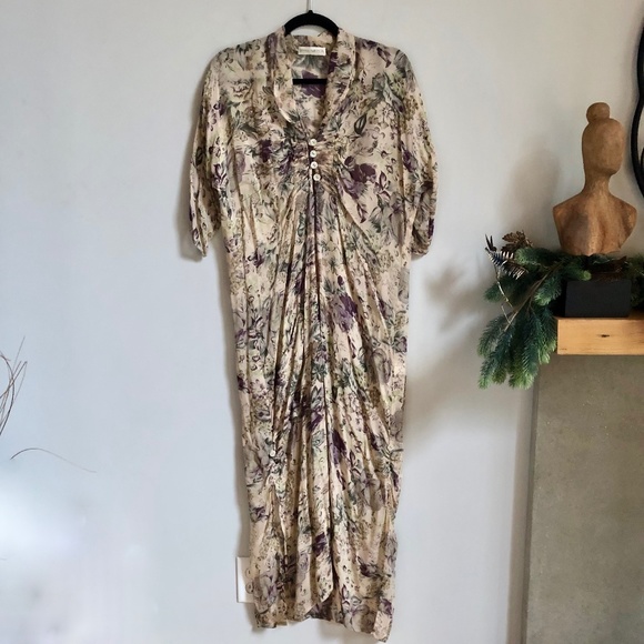 Bryan Emerson | Dresses | Bryan Emerson Hand Dyed Sheer Cover Up Maxi ...